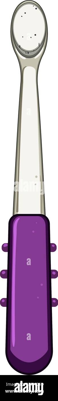 mouth kid toothbrush cartoon vector illustration Stock Vector Image ...