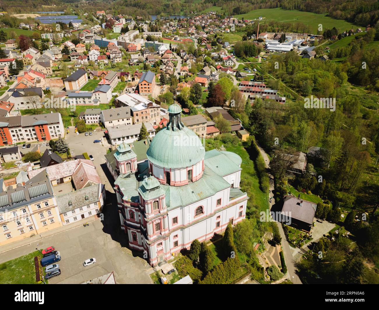 The Church of St Laurence in Jablonne v Podjestedi is a church building ...