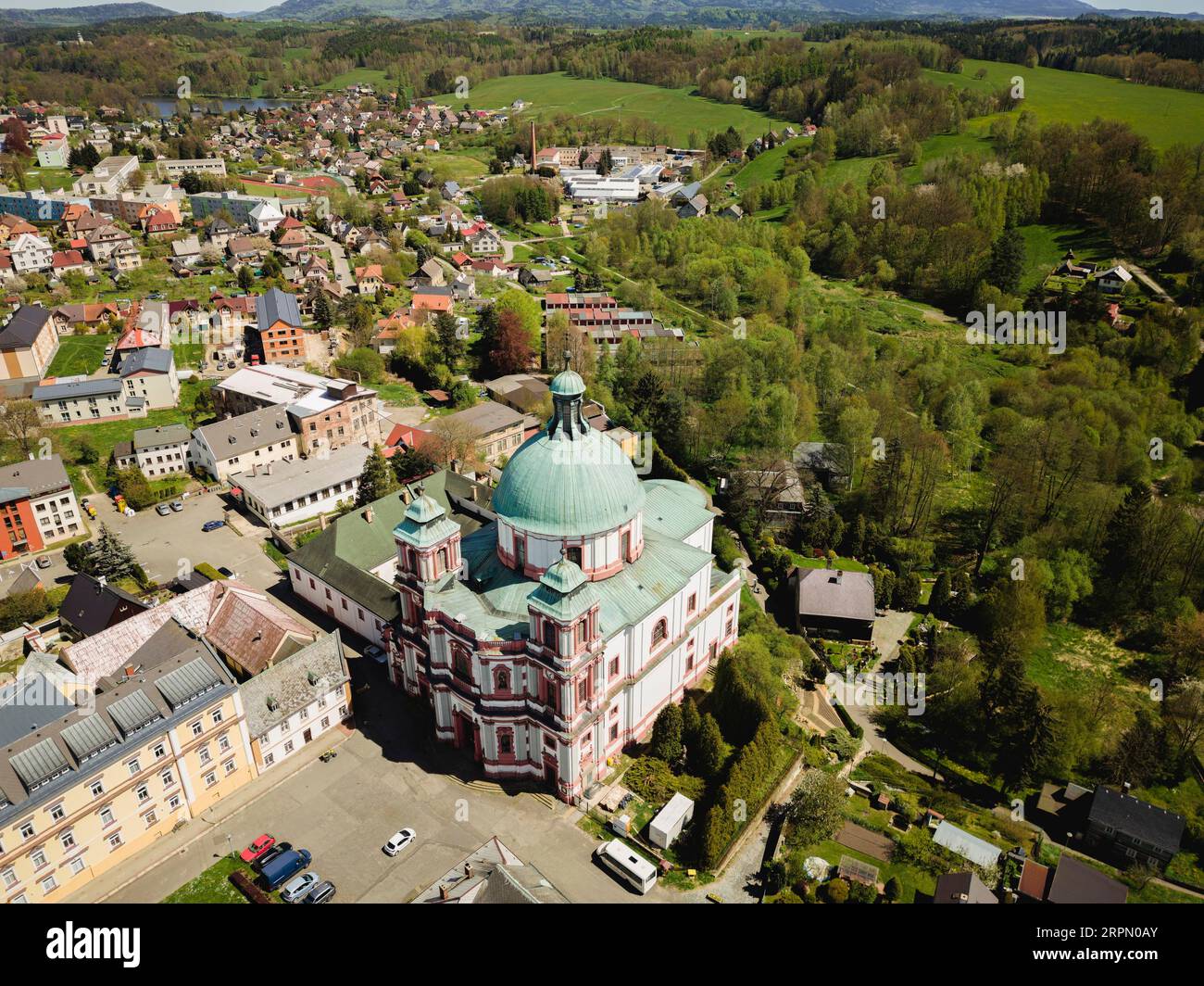 The Church of St Laurence in Jablonne v Podjestedi is a church building ...