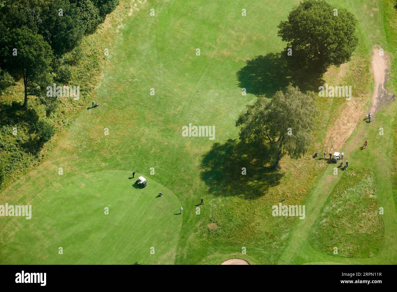 Golf course overhead view hi-res stock photography and images - Alamy