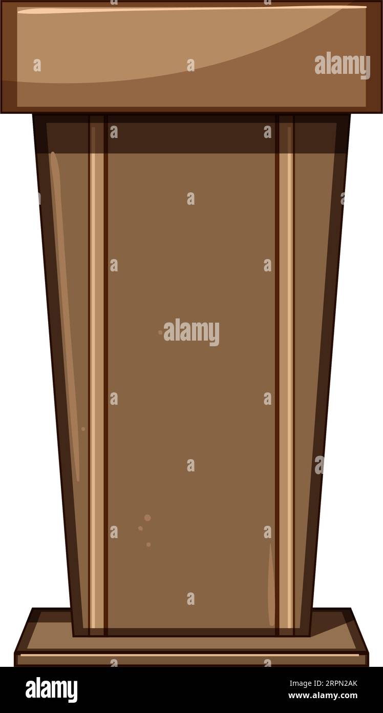 platform podium cartoon vector illustration Stock Vector Image & Art ...