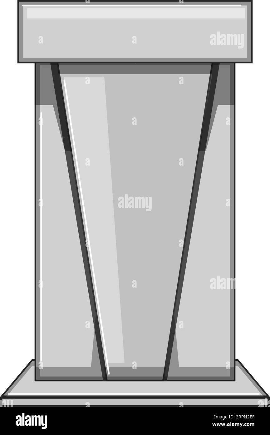 display podium cartoon vector illustration Stock Vector Image & Art - Alamy