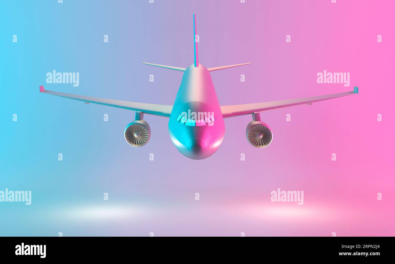 Airplane 3d model plane aircraft hi-res stock photography and images ...