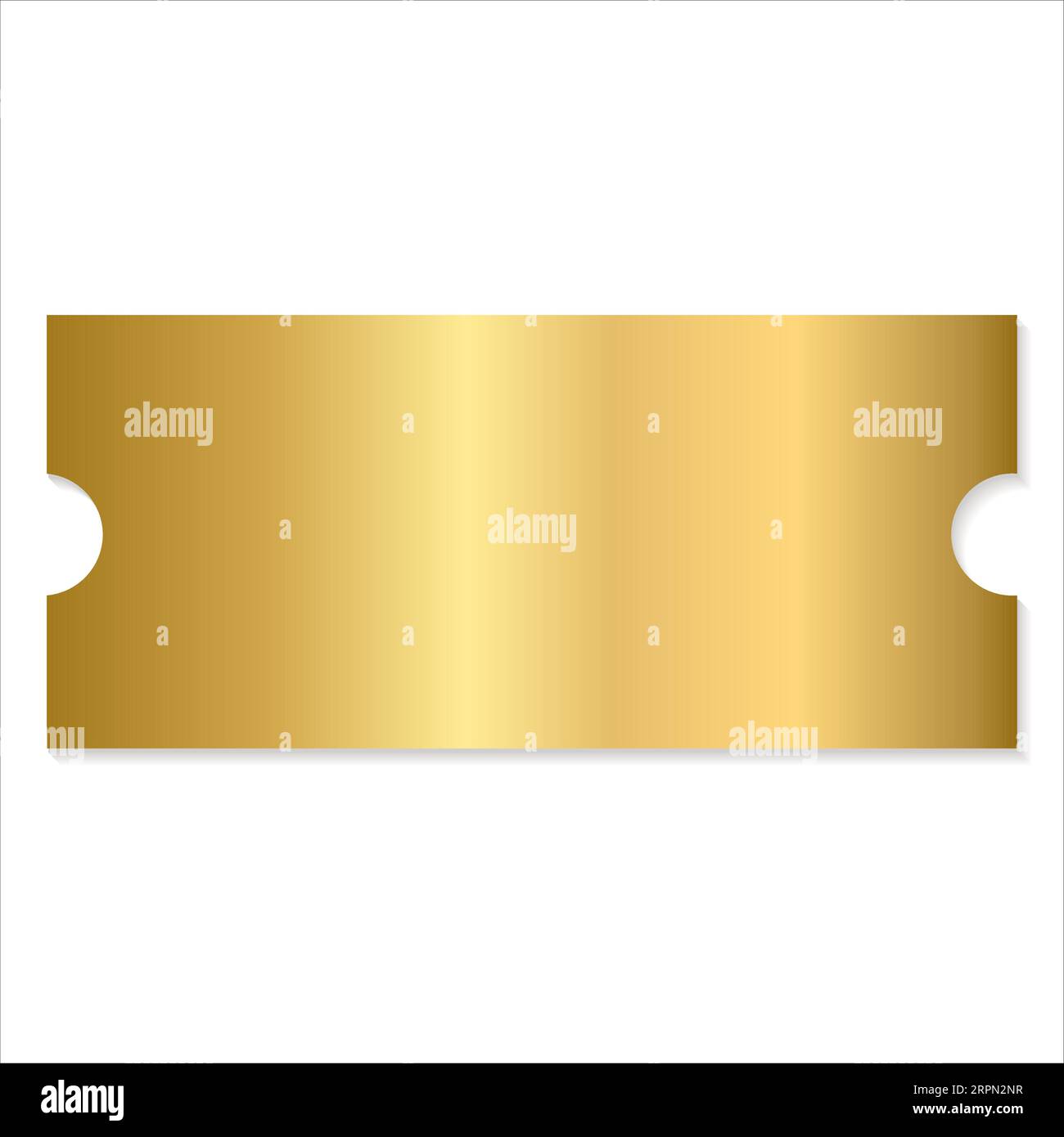 Golden raffle ticket Stock Vector Images - Alamy