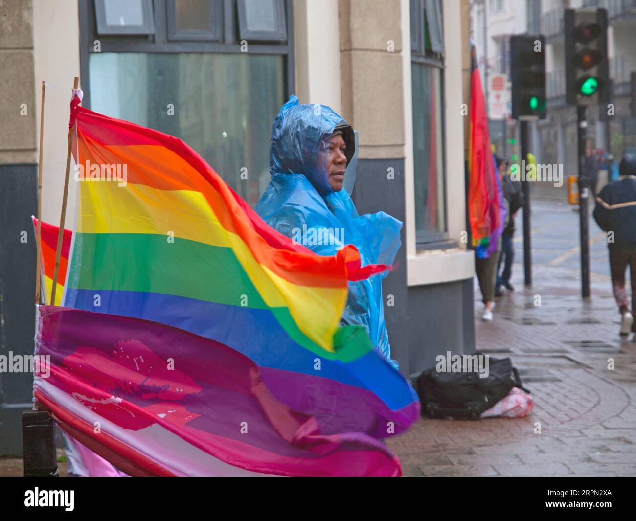 Brighton pride flags hi-res stock photography and images - Alamy