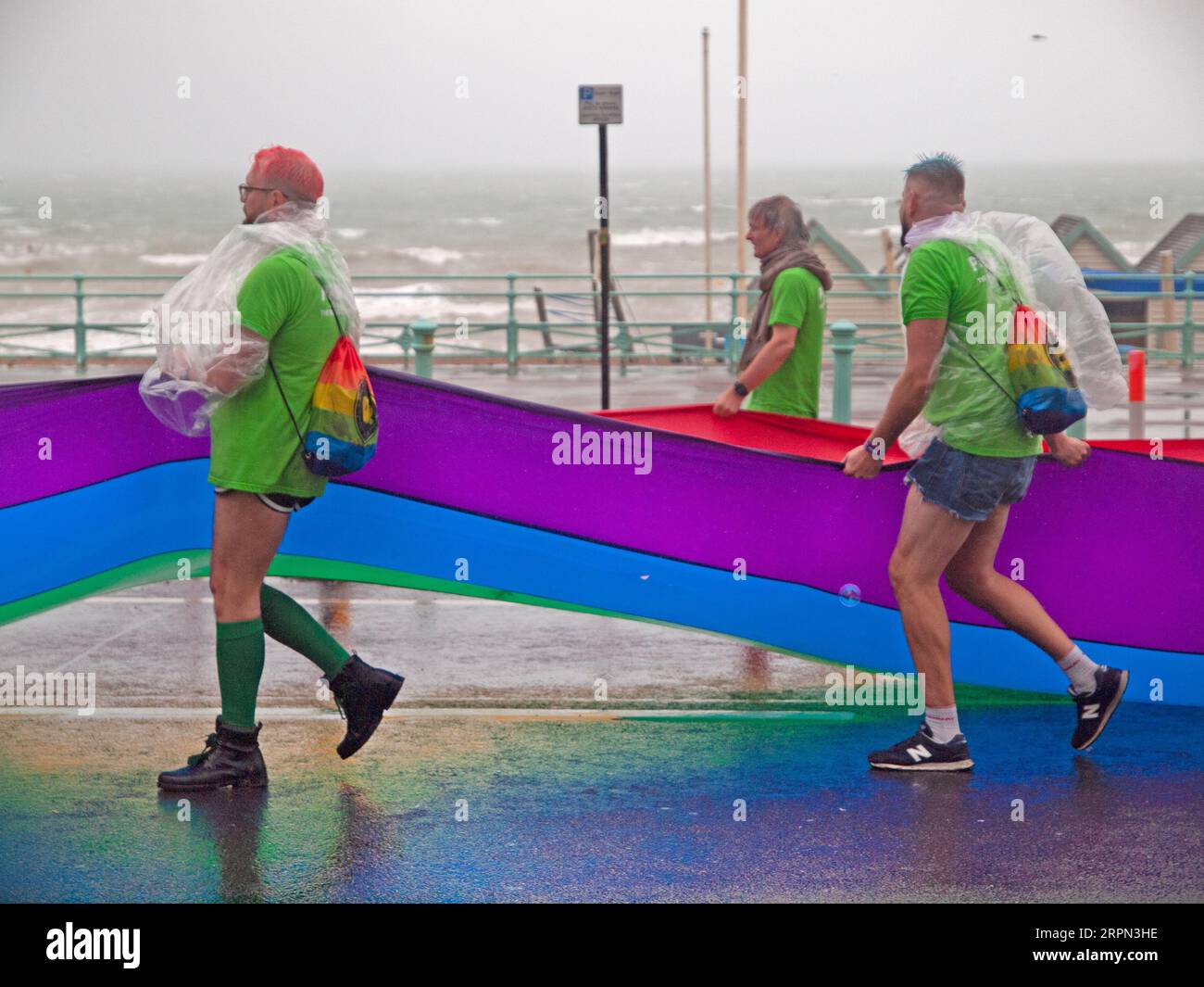 Flag flying at Brighton Pride 2023 Stock Photo - Alamy
