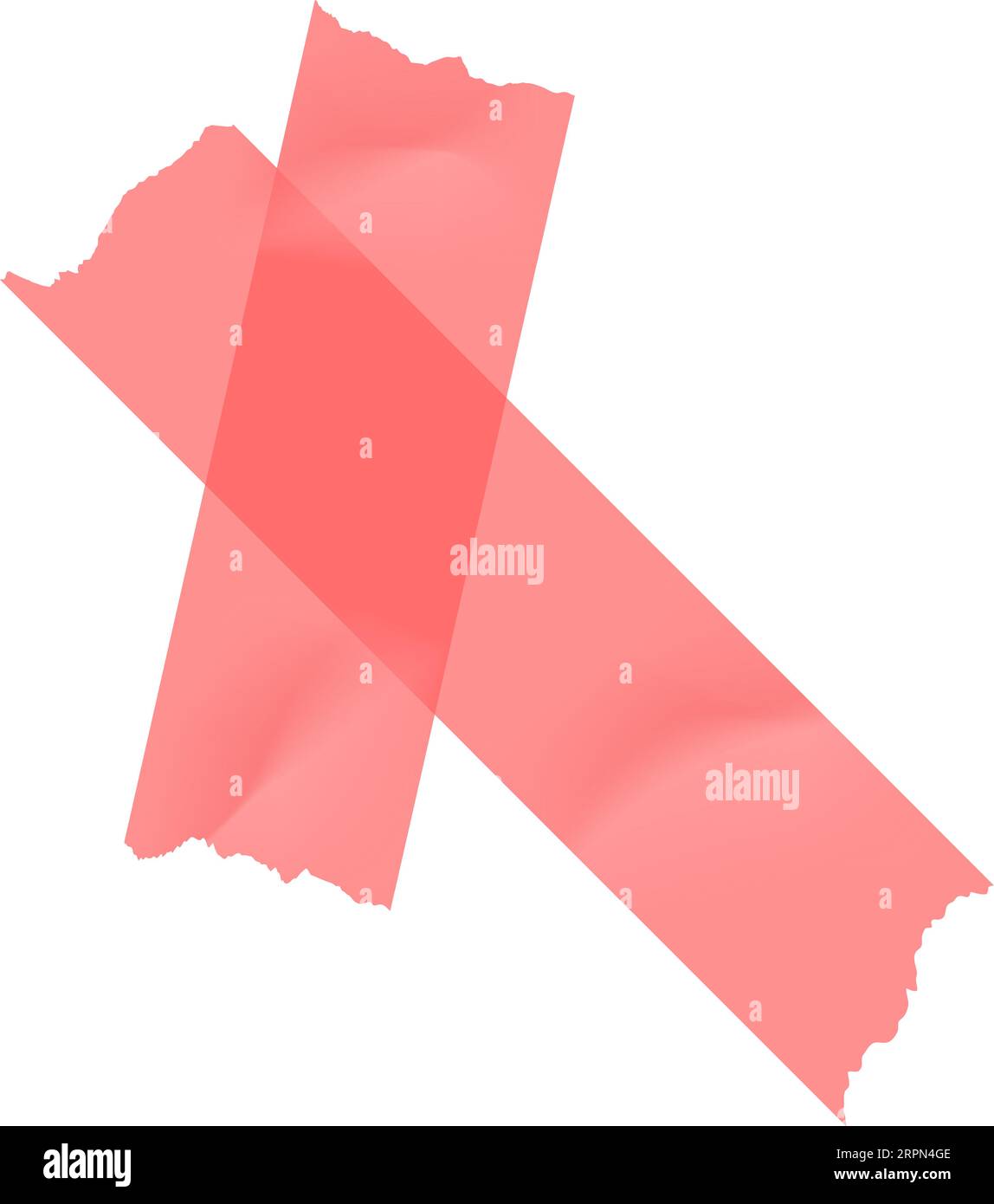 Red adhesive tape cross Stock Vector Images - Alamy