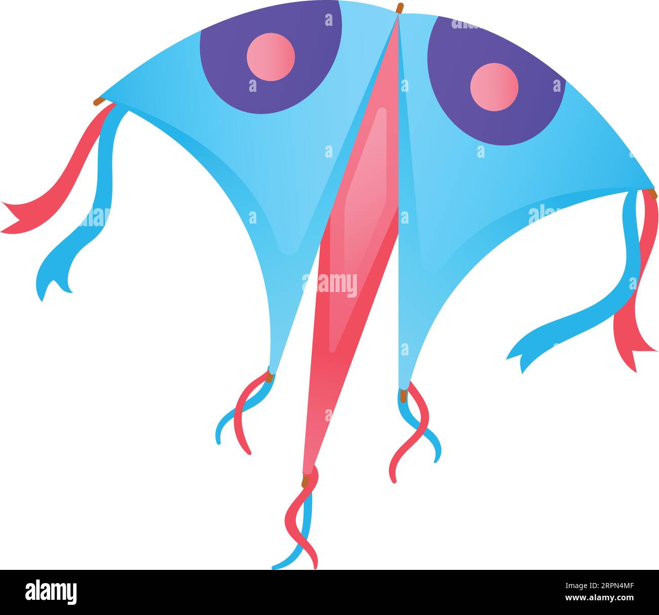 Colorful kite flying. Wind weather toy icon Stock Vector Image & Art ...