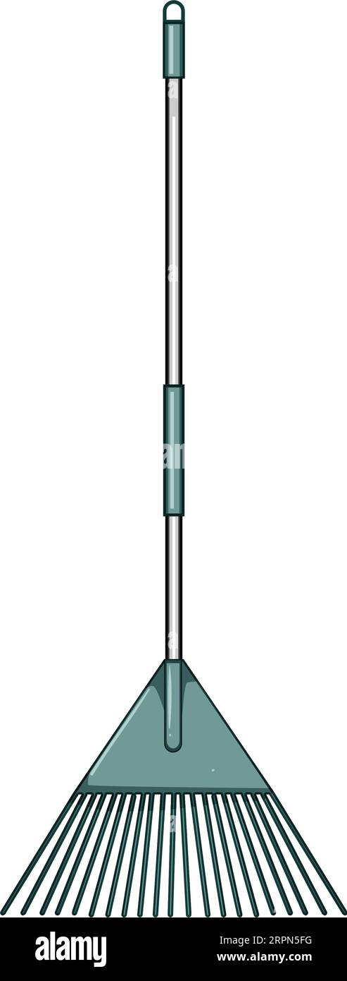 work rake cartoon vector illustration Stock Vector Image & Art - Alamy