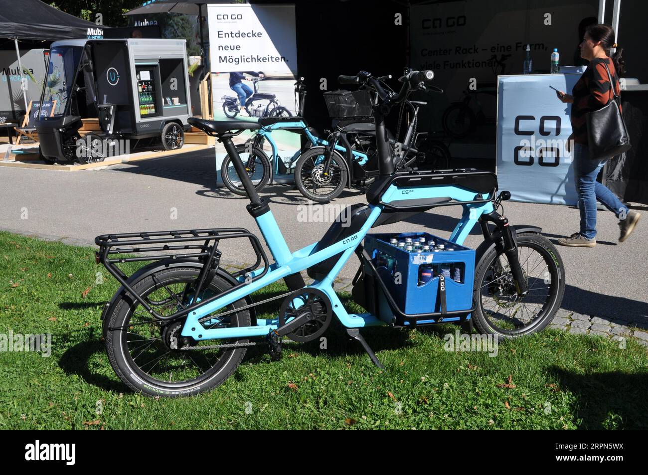 Ca Go CS100 electric bike displayed during the IAA Mobility fair, on September 5, 2023, in ...