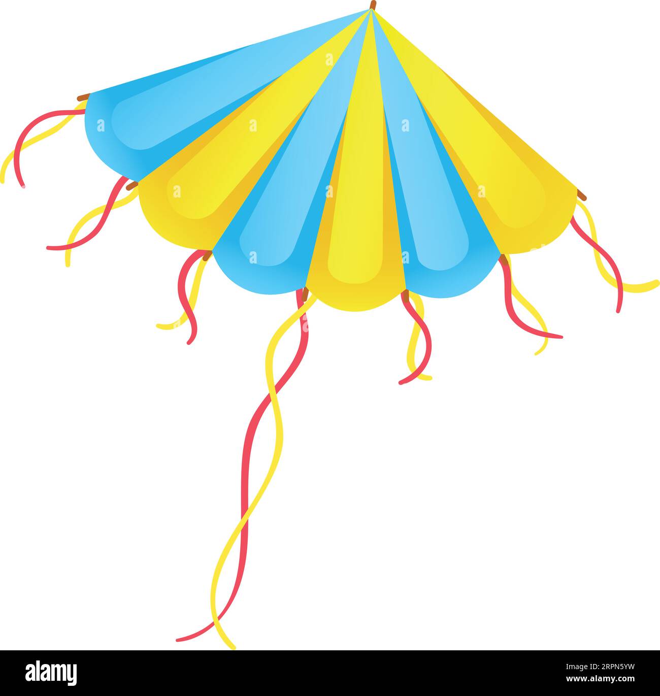 Flying kite icon. Cartoon outdoor activity symbol Stock Vector Image ...