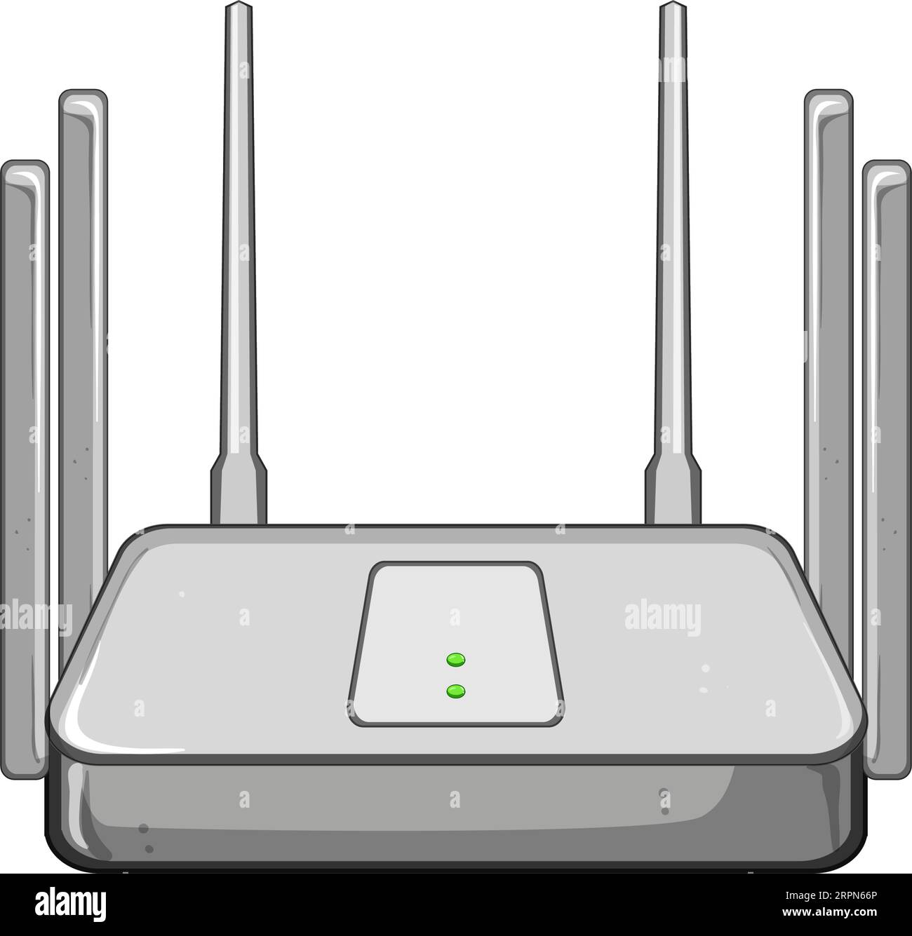 connection router cartoon vector illustration Stock Vector Image & Art ...