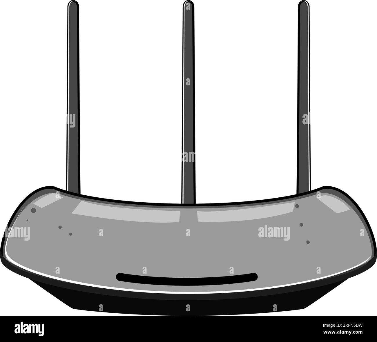 wifi router cartoon vector illustration Stock Vector Image & Art - Alamy