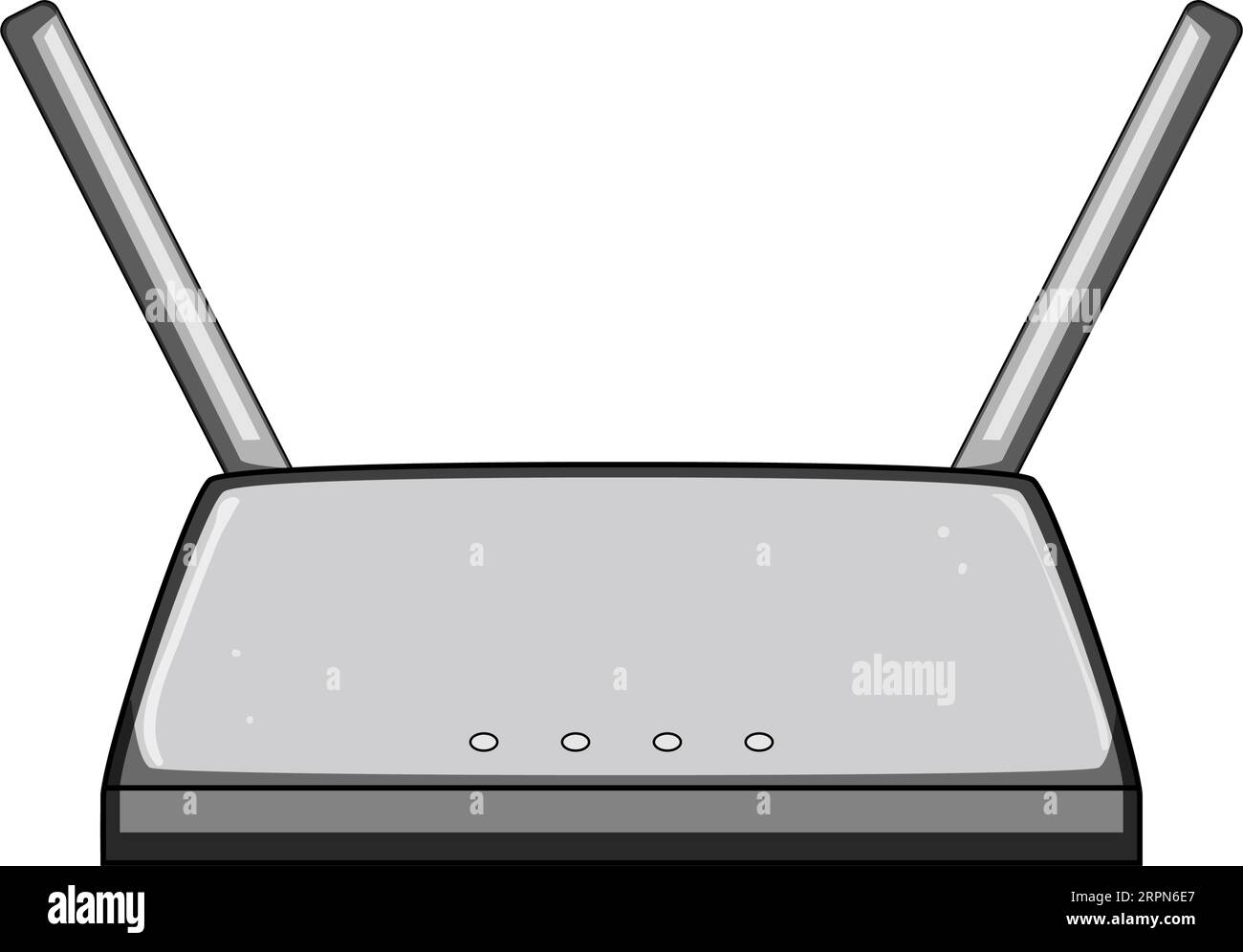 technology router cartoon vector illustration Stock Vector Image & Art ...