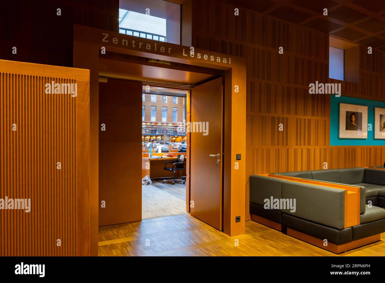 Saxon State Library - Dresden State and University Library Stock Photo ...