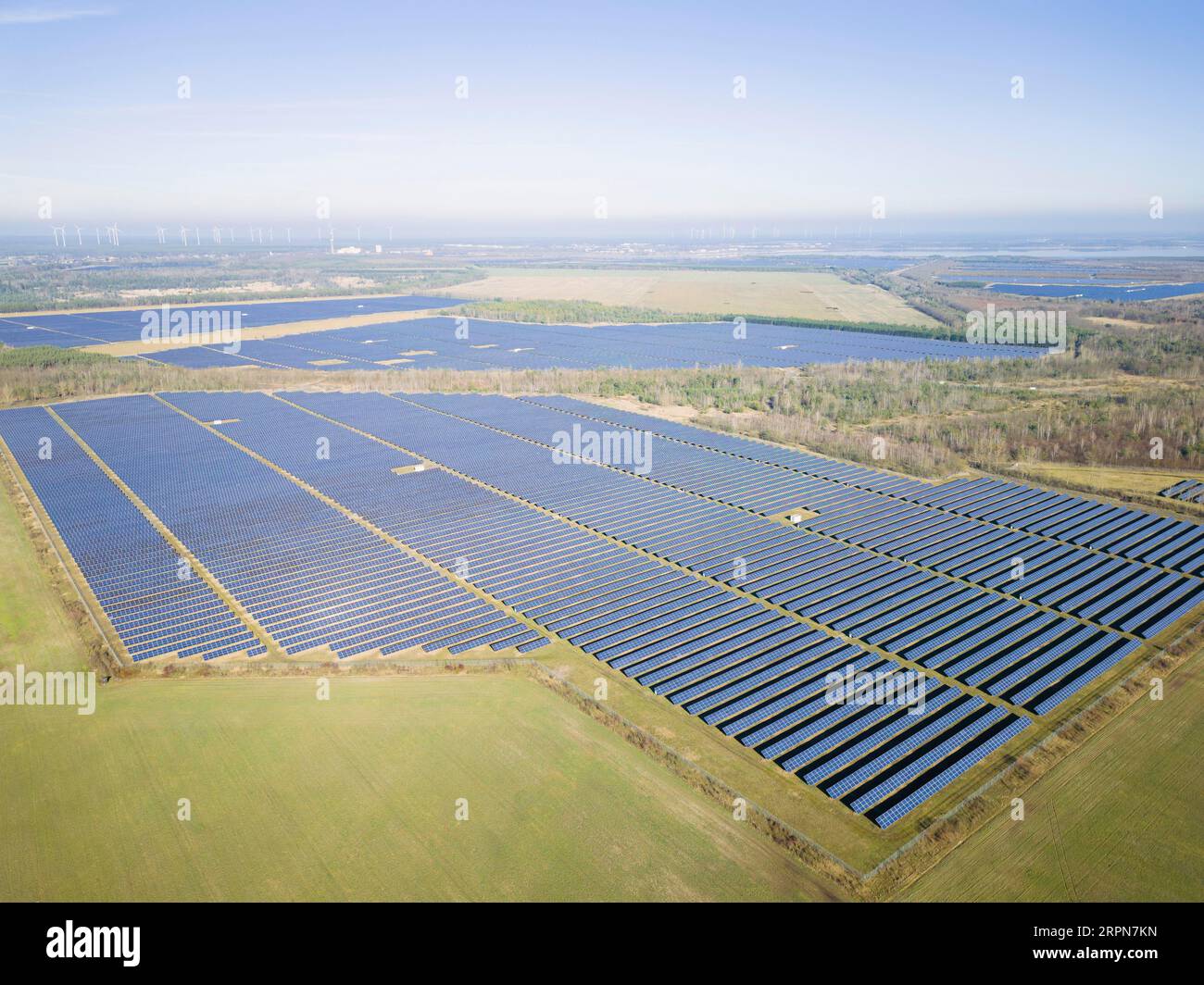 Meuro solar park Stock Photo - Alamy