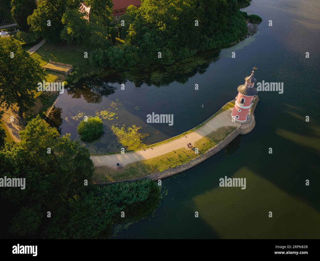 The lighthouse in Moritzburg is an inland lighthouse in Saxony. The ...