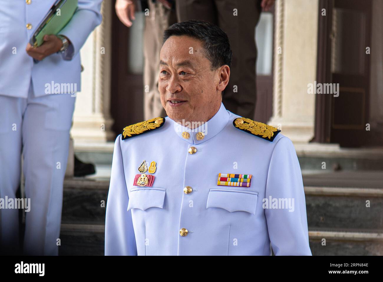 Bangkok, Thailand. 05th Sep, 2023. Thailand Prime Minister Srettha Thavisin arrives for a group ...