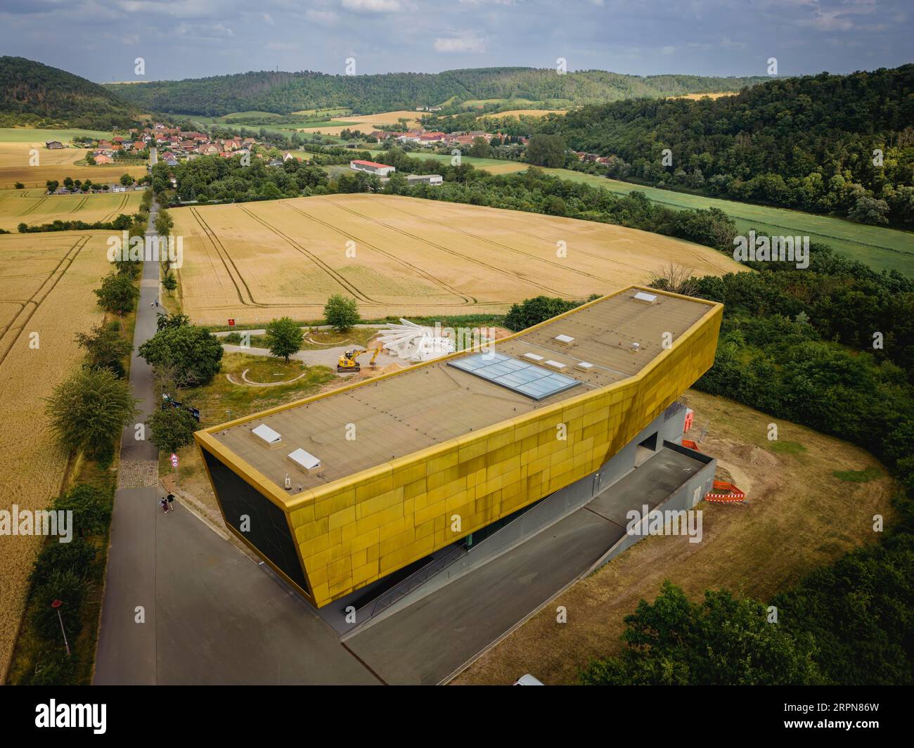 Striking modern visitor centre with astronomical exhibitions on the ...