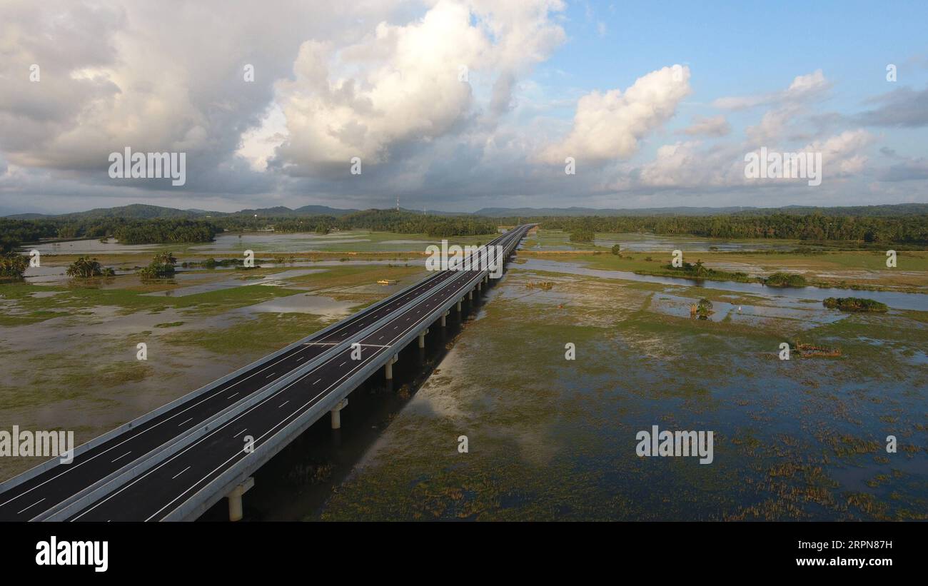 200224 -- COLOMBO, Feb. 24, 2020 -- Aerial photo taken on Nov. 8, 2019 ...