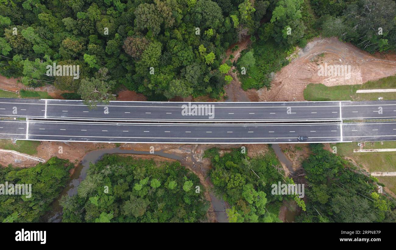 200224 -- COLOMBO, Feb. 24, 2020 -- Aerial photo taken on Nov. 12, 2019 ...