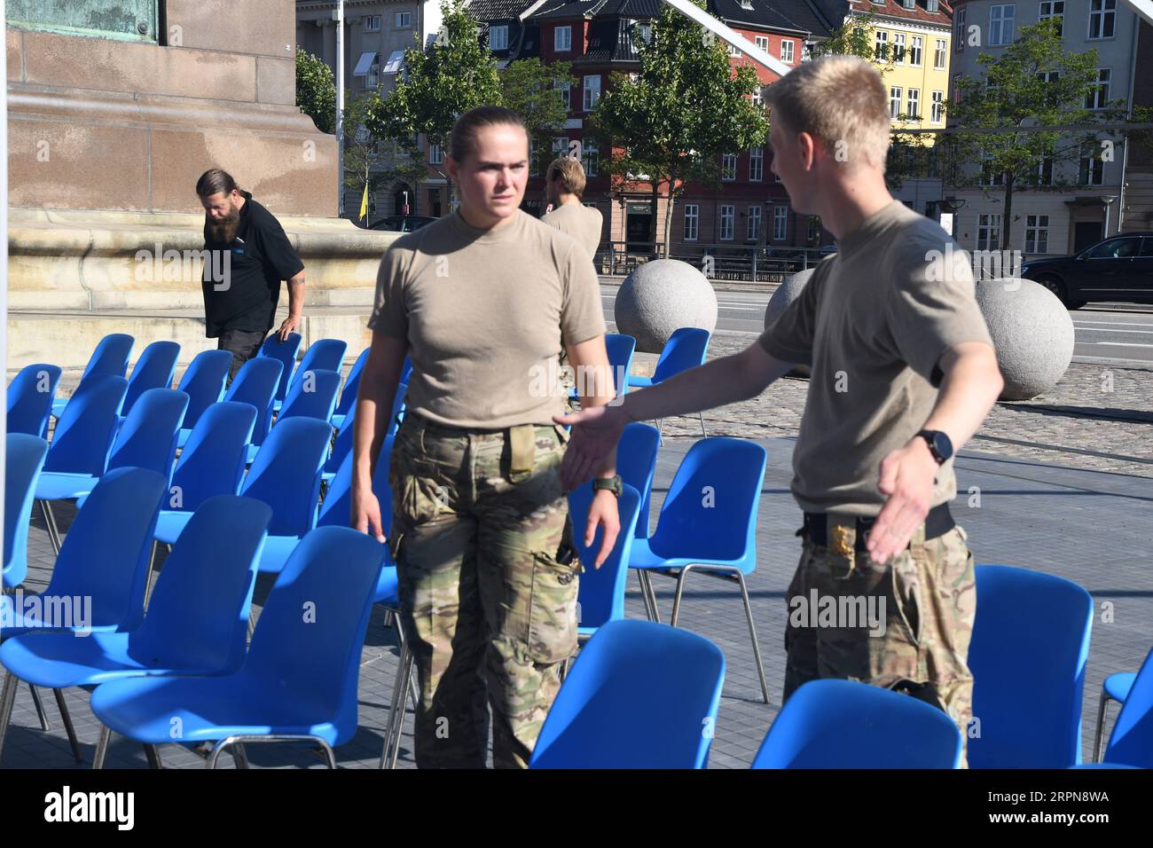 Danish army female soldier in hi-res stock photography and images - Alamy