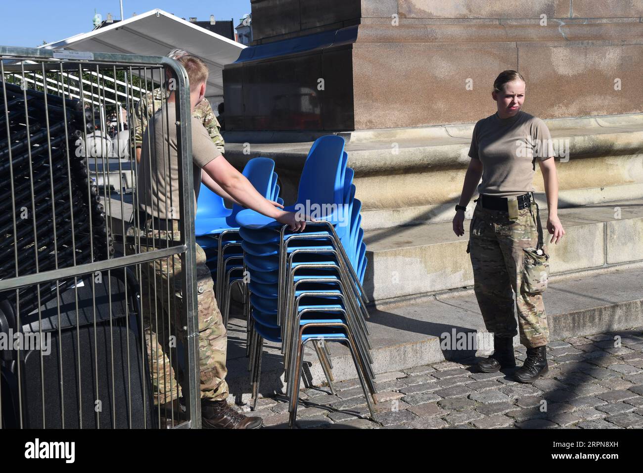 Danish army female soldier in hi-res stock photography and images - Alamy