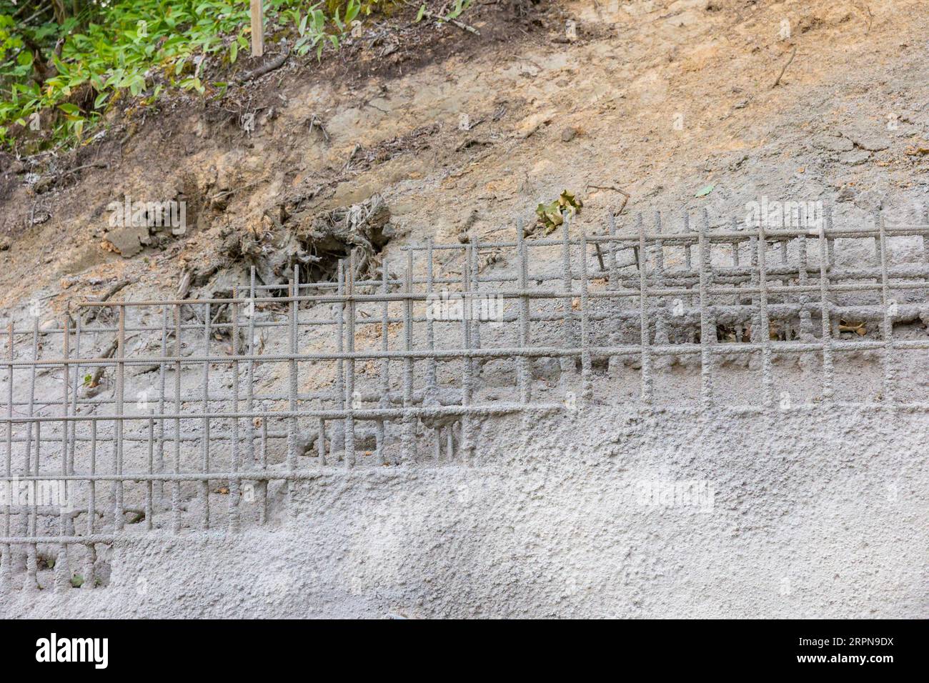Cycle path construction Stock Photo - Alamy