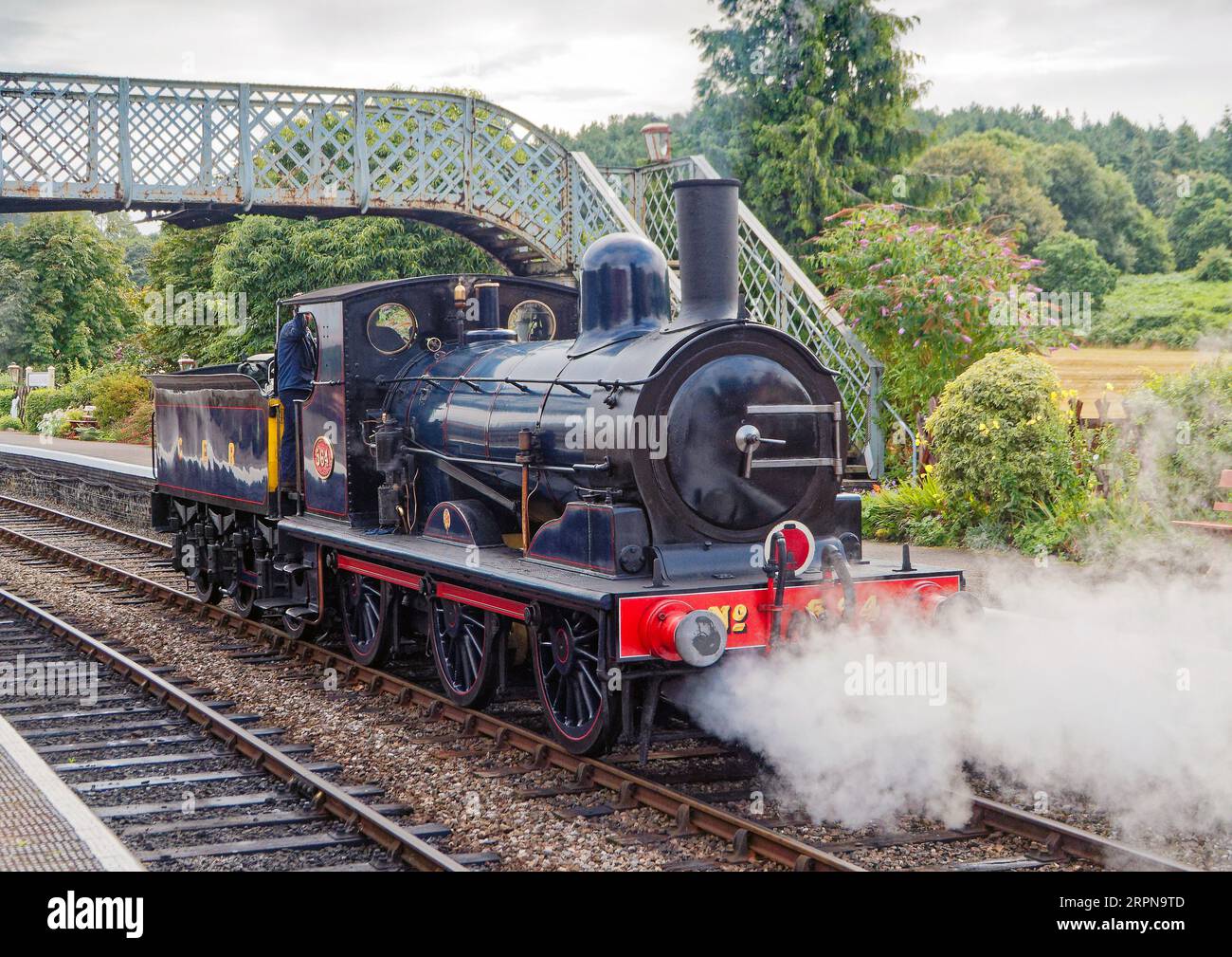 North Norfolk Railway ex-GER Y14 goods loco starts away light engine ... North Norfolk Railway ex-GER Y14 goods loco starts away light engine ...