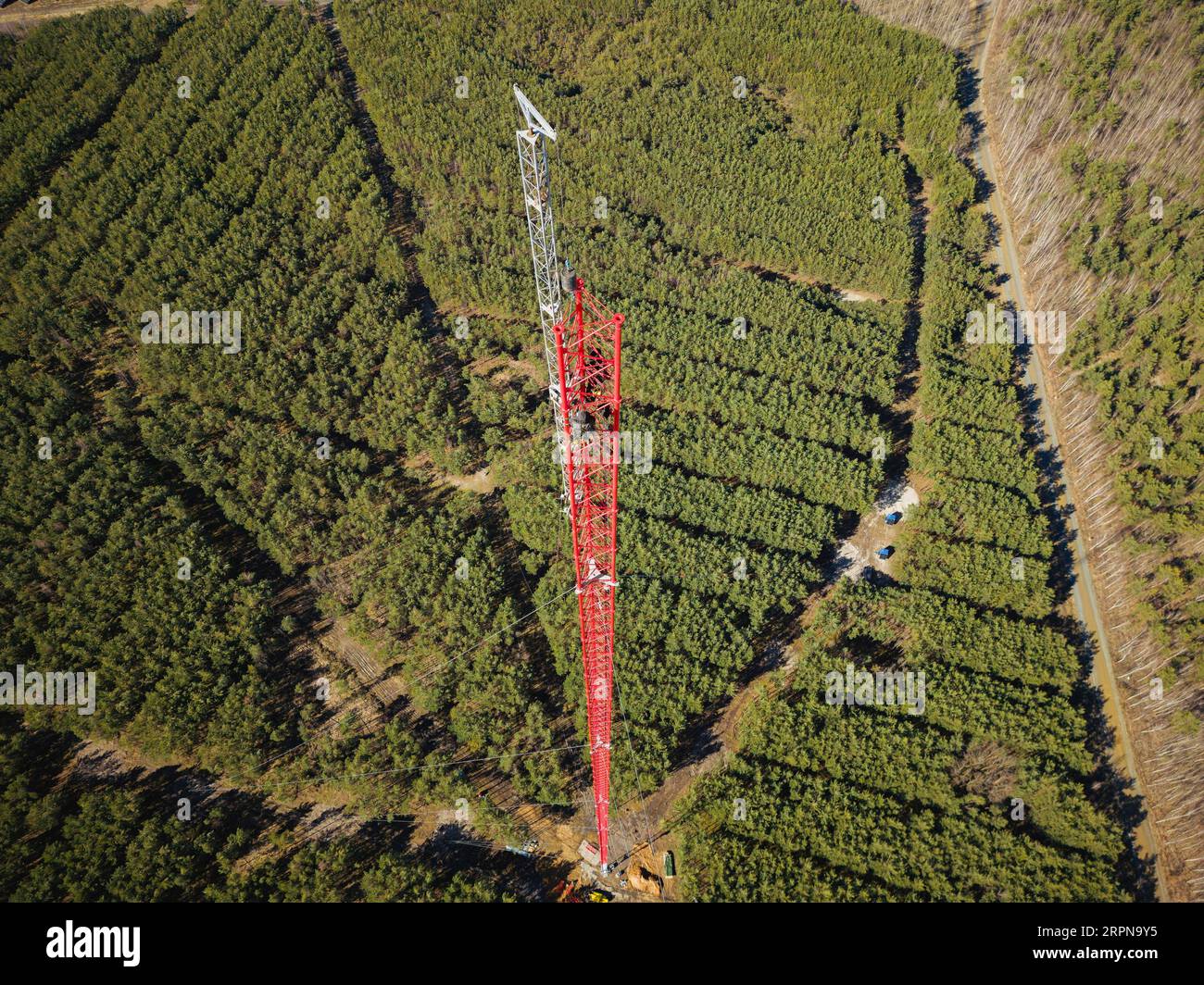 Lusatia wind turbine hi-res stock photography and images - Alamy