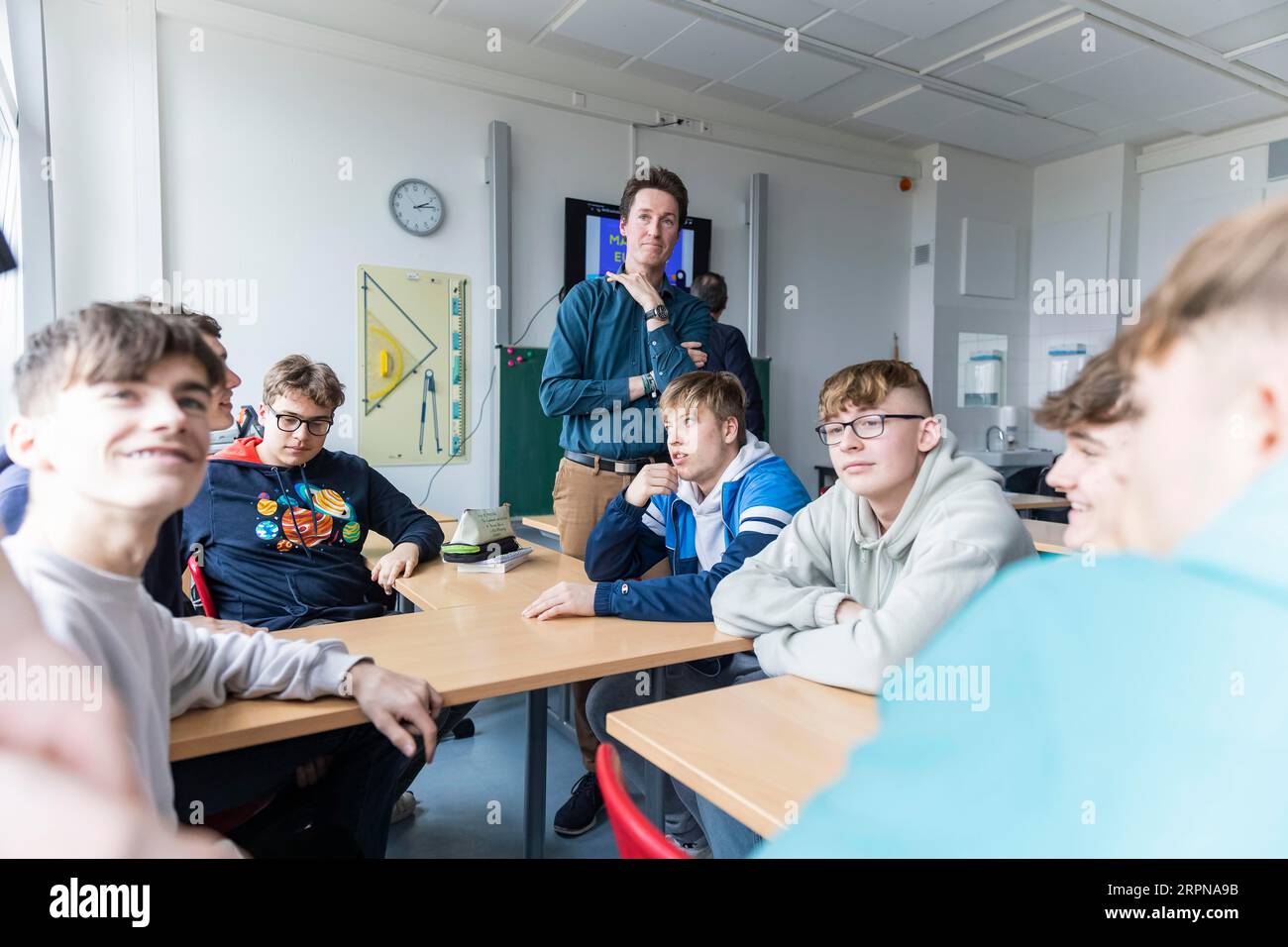 Social studies lesson Stock Photo - Alamy