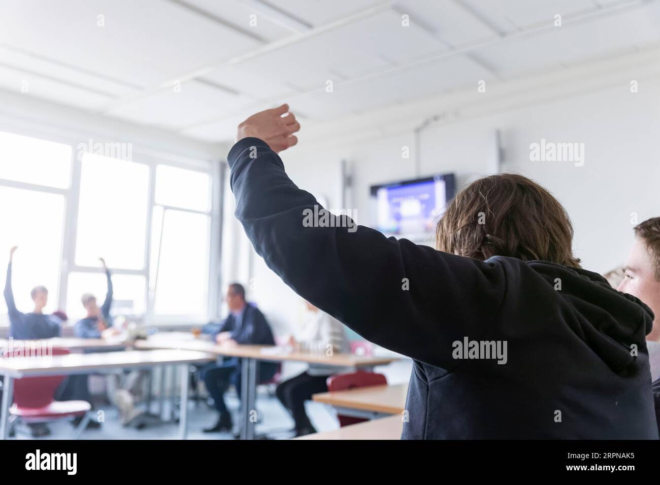Social studies lesson Stock Photo - Alamy