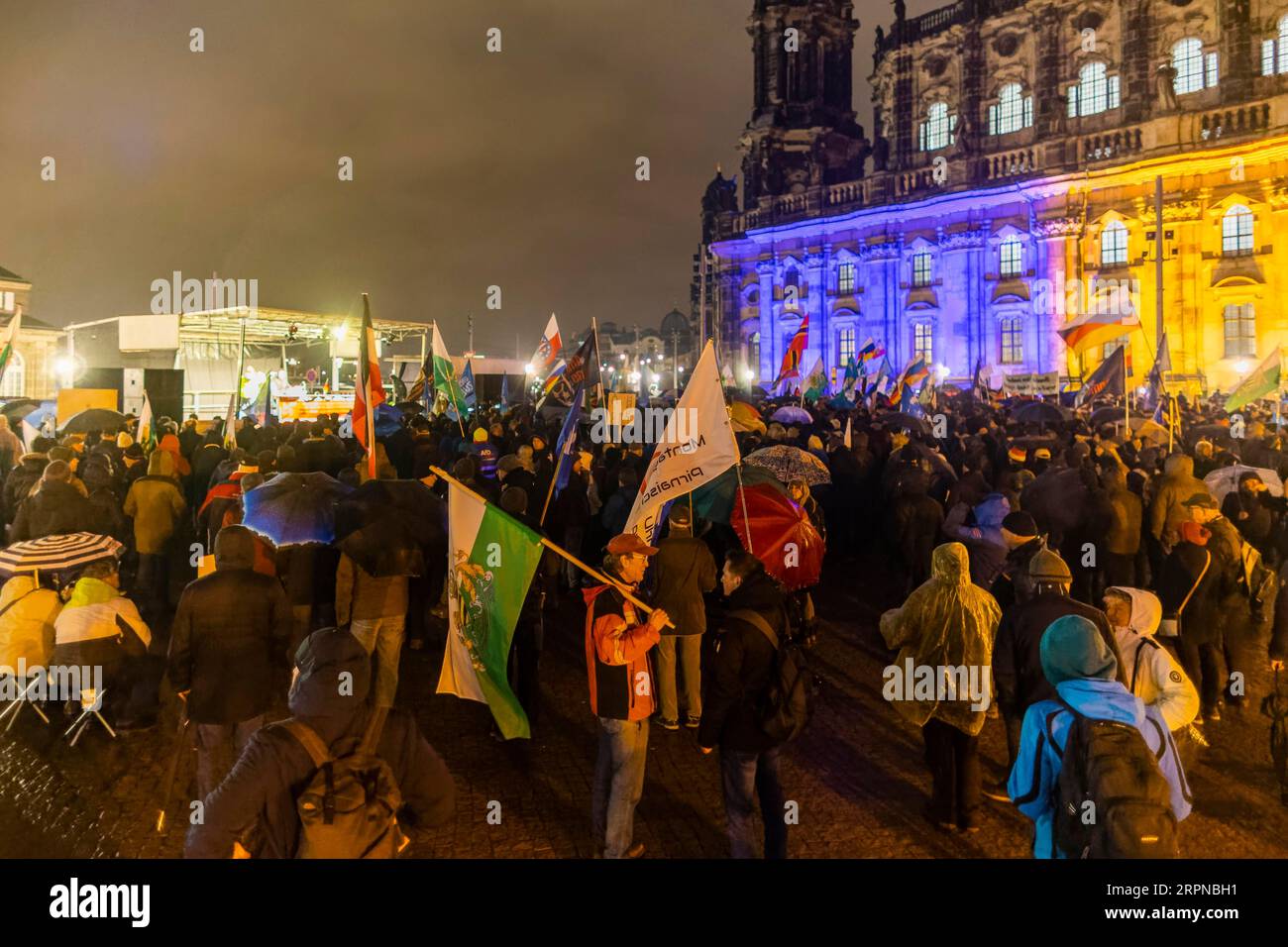 Demo of right-wing forces in Dresden Stock Photo - Alamy Demo of right-wing forces in Dresden Stock Photo - Alamy
