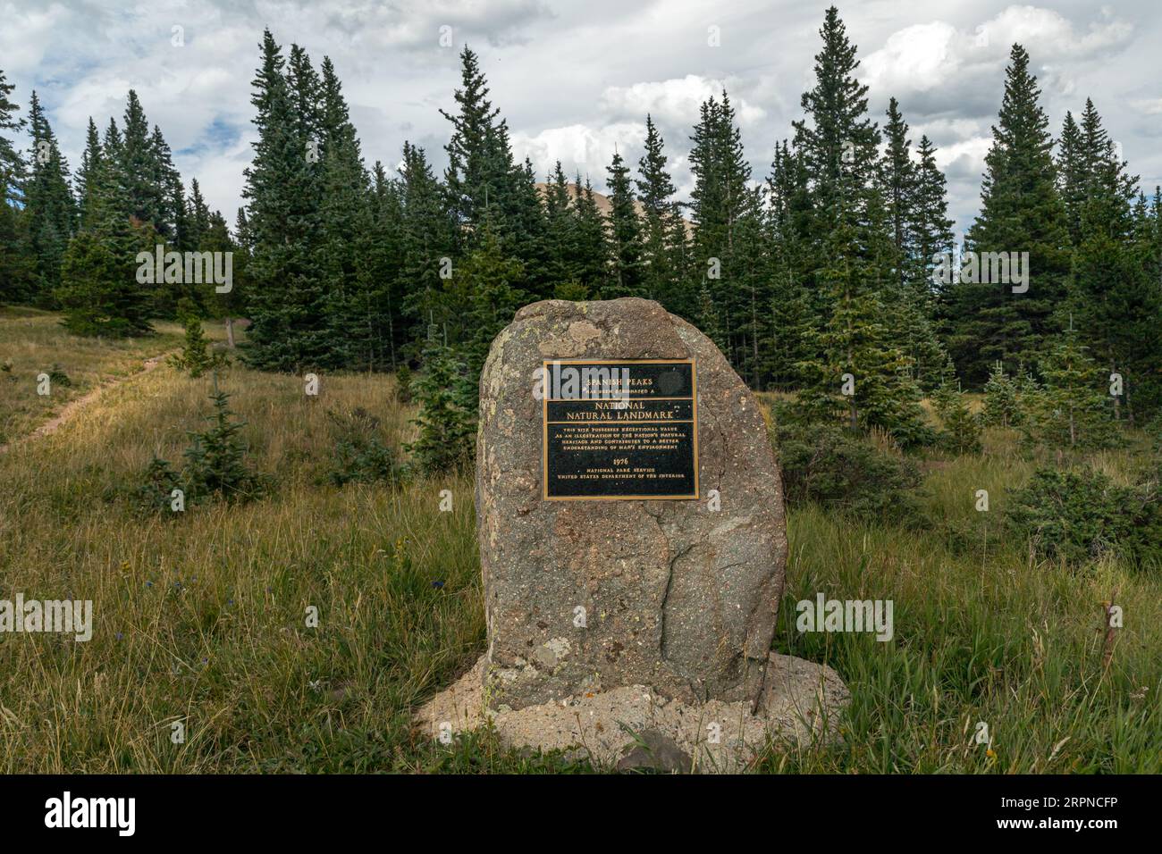 Highway of the Legends in the Spanish Peaks Mountain of Colorado Stock ...