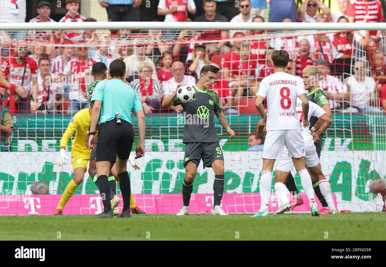 Cologne, Deutschland. 26th Aug, 2023. firo : 08/26/2023, football, soccer, 1st league, 1st ...