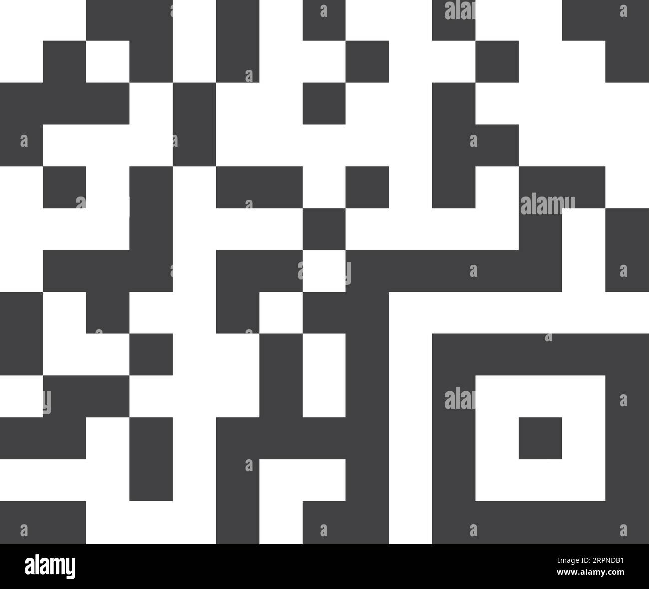 Data Coding Element Digital Bar Code Info Matrix Stock Vector Image And Art Alamy