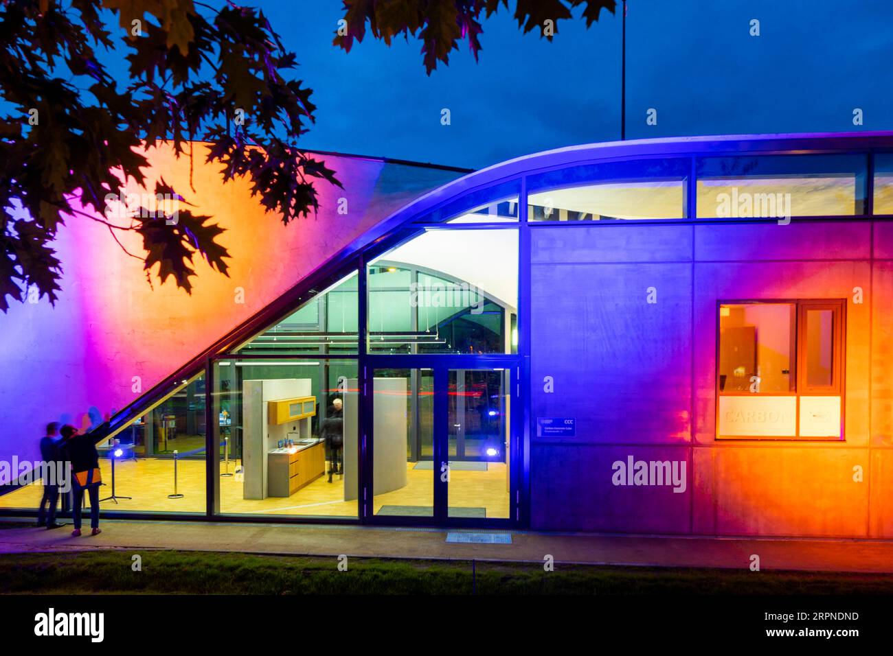 Carbon house, new construction, made of carbon concrete Stock Photo - Alamy
