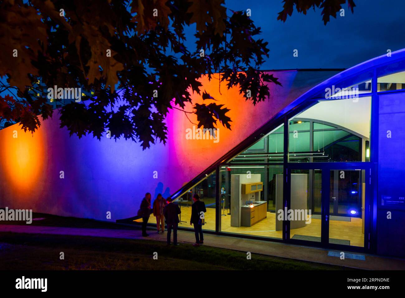Carbon house, new construction, made of carbon concrete Stock Photo - Alamy