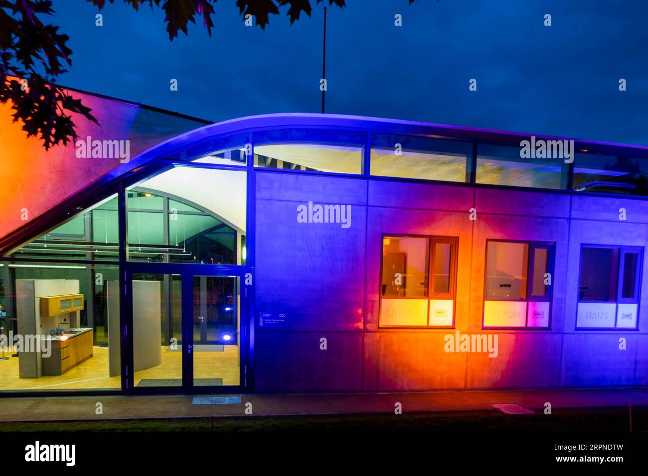 Carbon house, new construction, made of carbon concrete Stock Photo - Alamy