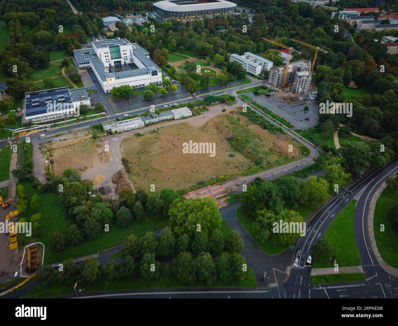 Georgplatz with the Lingner City construction site and the Hygiene ...