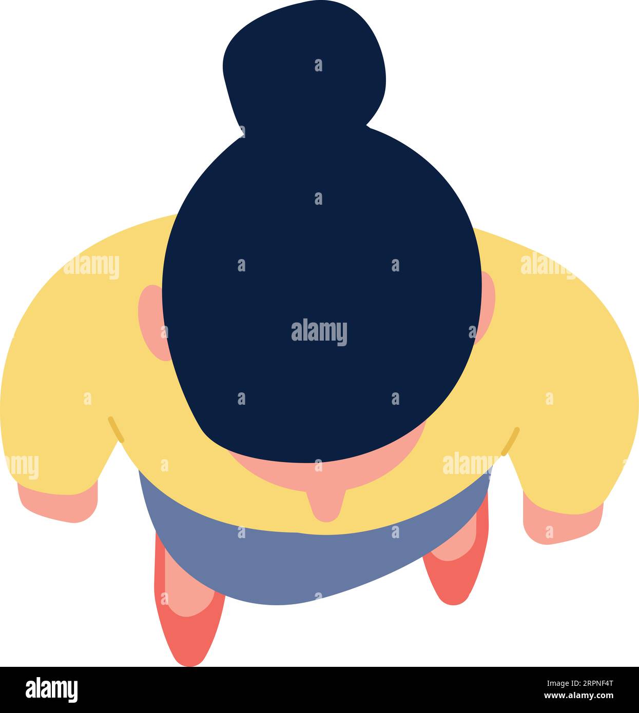 Manager overhead view Stock Vector Images - Alamy