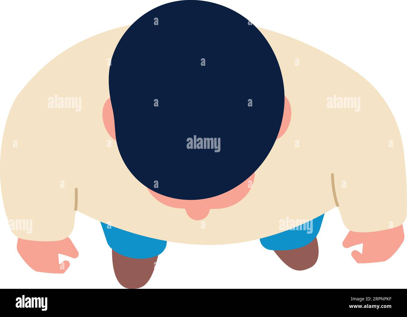 An overhead view Stock Vector Images - Alamy