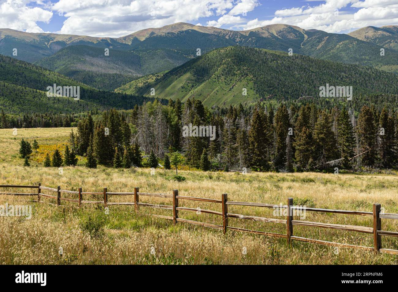 Highway of the Legends in the Spanish Peaks Mountain of Colorado Stock ...