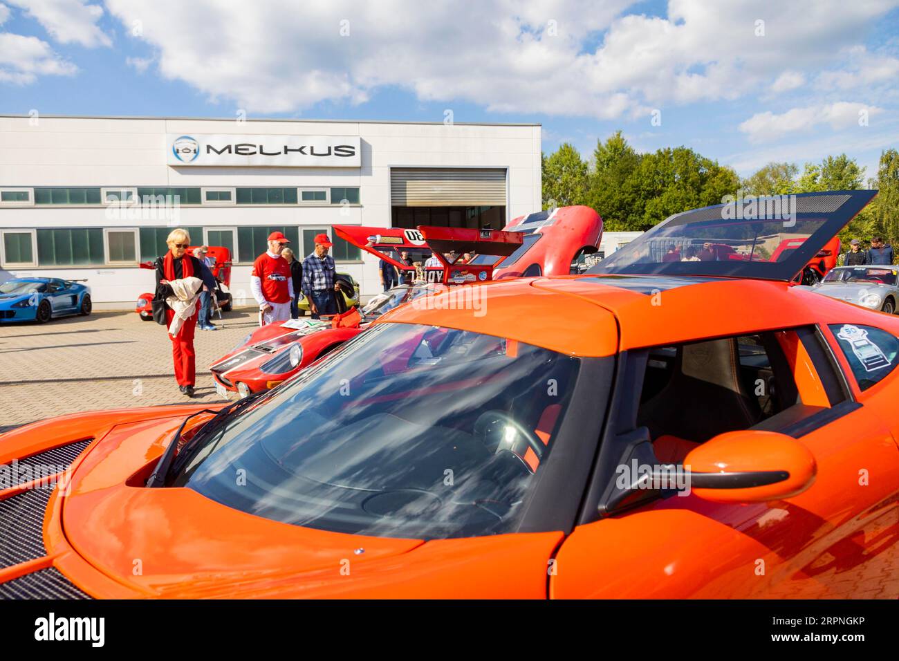 Large Wartburg Melkus meeting on the grounds of the Dresden Melkus ...