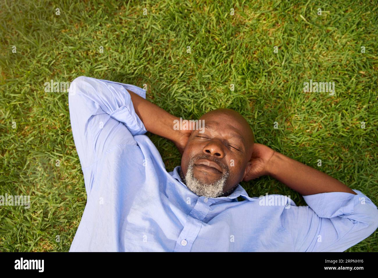 Overhead shot man looking on hi-res stock photography and images - Alamy