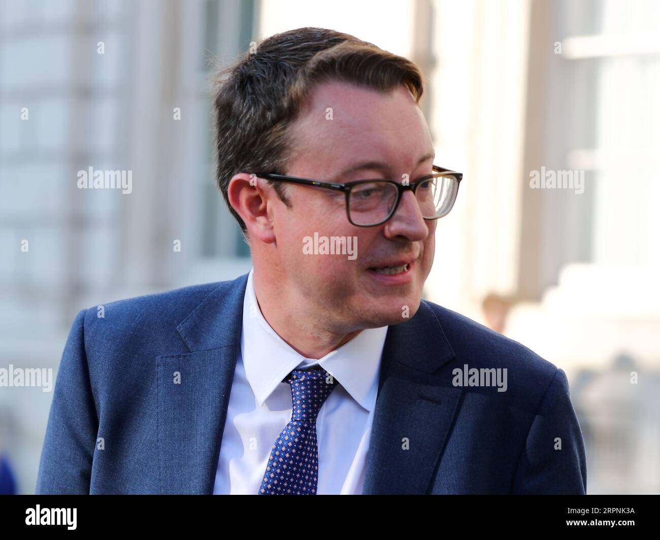 London, United Kingdom. 5th Sep, 2023. Simon Clarke leaves the Cabinet ...
