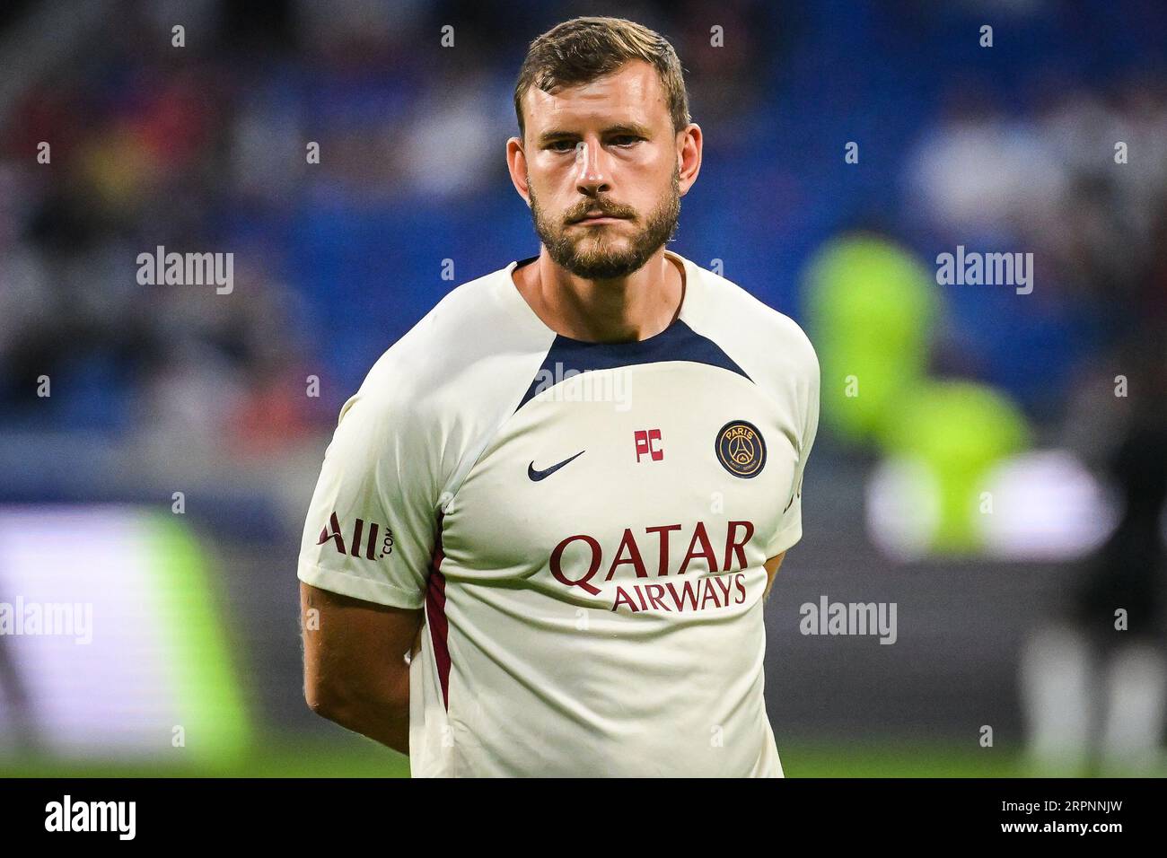 Pierre CHEVILLON of PSG during the French championship Ligue 1 football ...
