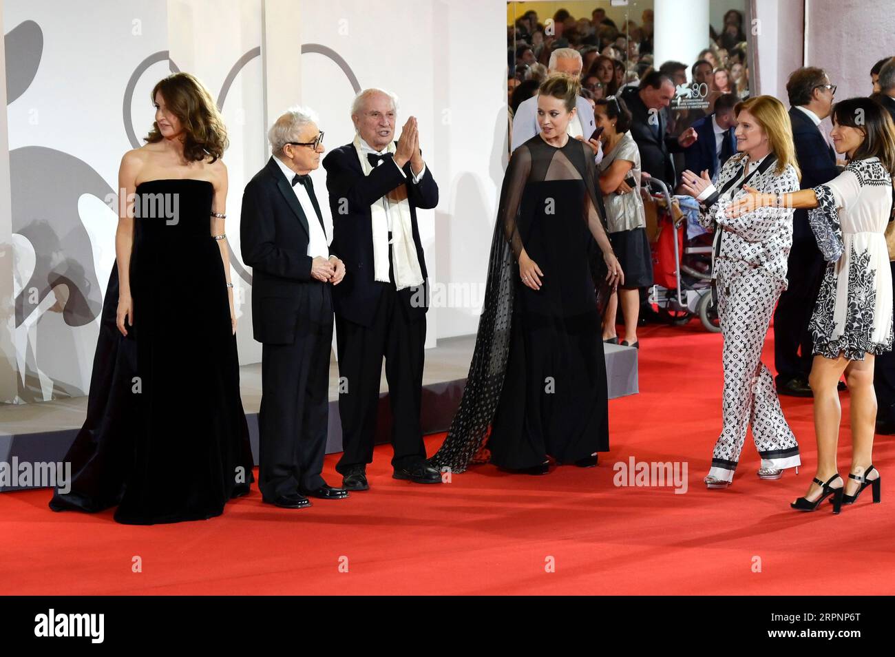 Valerie Lemercier, Woody Allen, Vittorio Storaro und Lou de Laage bei ...