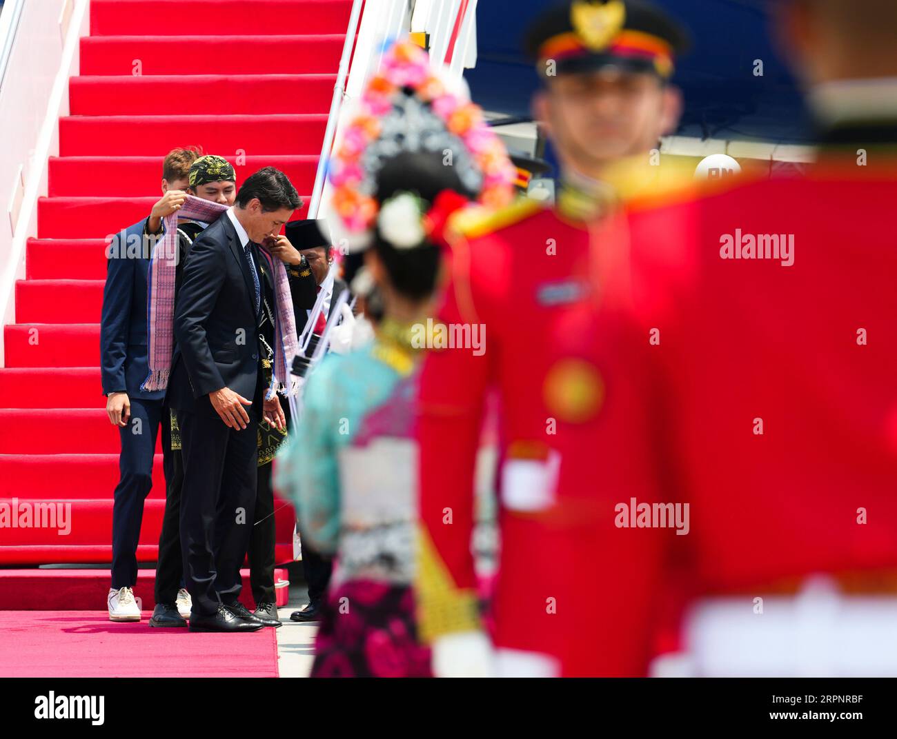 Prime Minister Justin Trudeau arrives in Jakarta, Indonesia on Tuesday ...