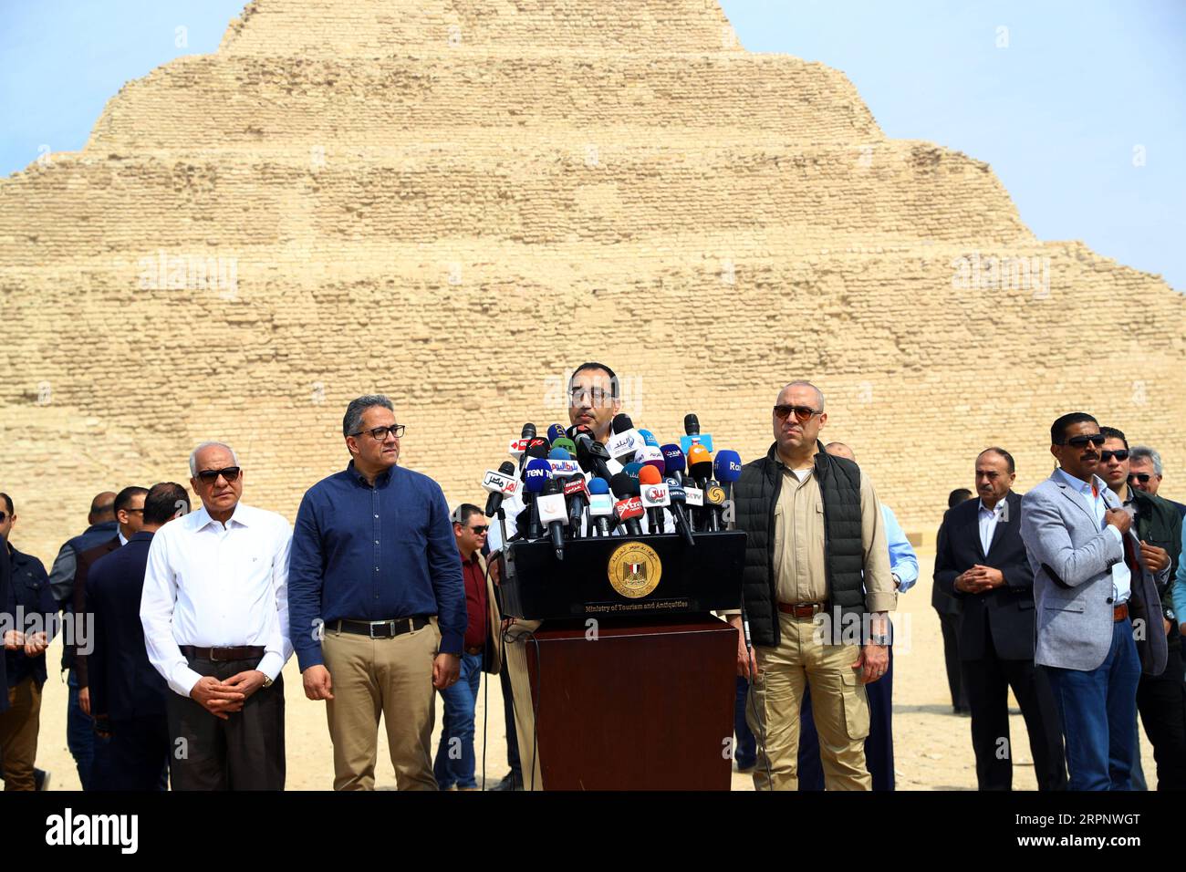 Pyramid restoration completion hi-res stock photography and images - Alamy